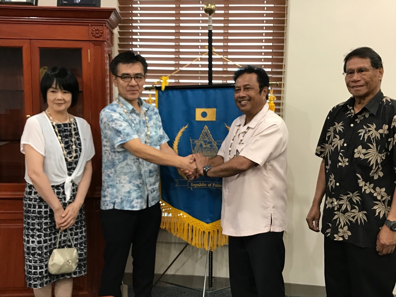 The Presentation of Credentials of Ambassador Karasawa to President ...